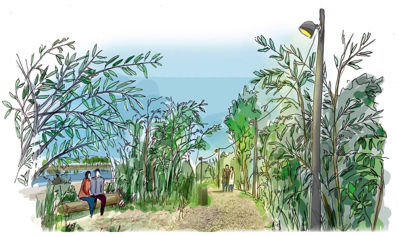 В центре благоустроят место для рыбаков — Рыбацкий остров - e-Kazan.ru